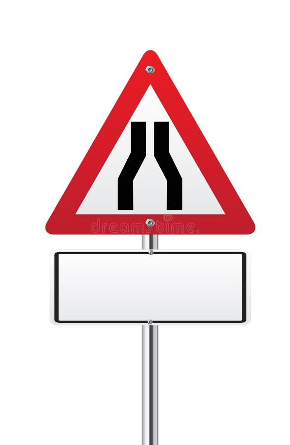 Segno Degli Stretti Di Strada Illustrazione Vettoriale - Illustrazione ...