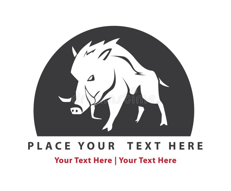 Mascotte Del Tatuaggio Del Cinghiale Illustrazione Vettoriale ...