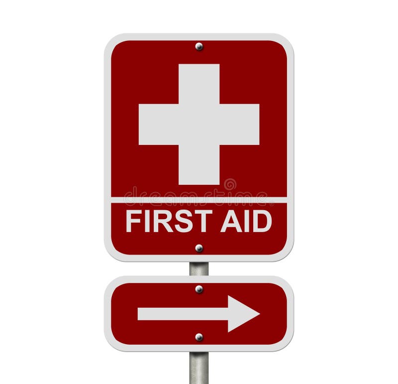 Segnale Stradale Del Pronto Soccorso Illustrazione Vettoriale ...