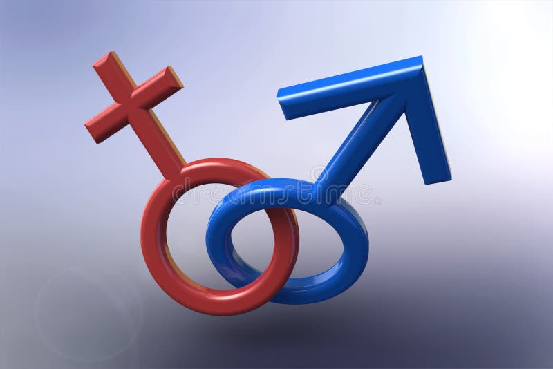 Segno Della Donna E Dell'uomo Illustrazione di Stock - Illustrazione di ...