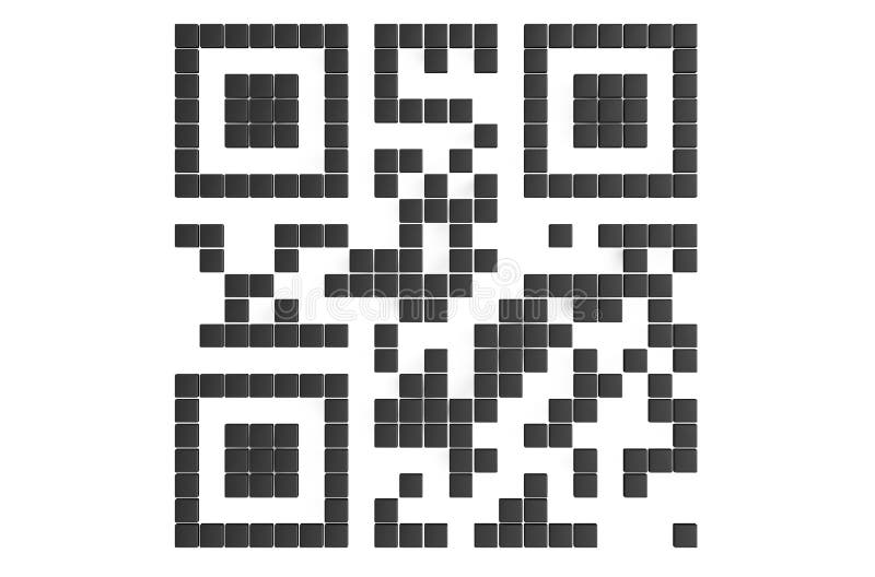 Segno di codice di QR illustrazione di stock. Illustrazione di puntini ...