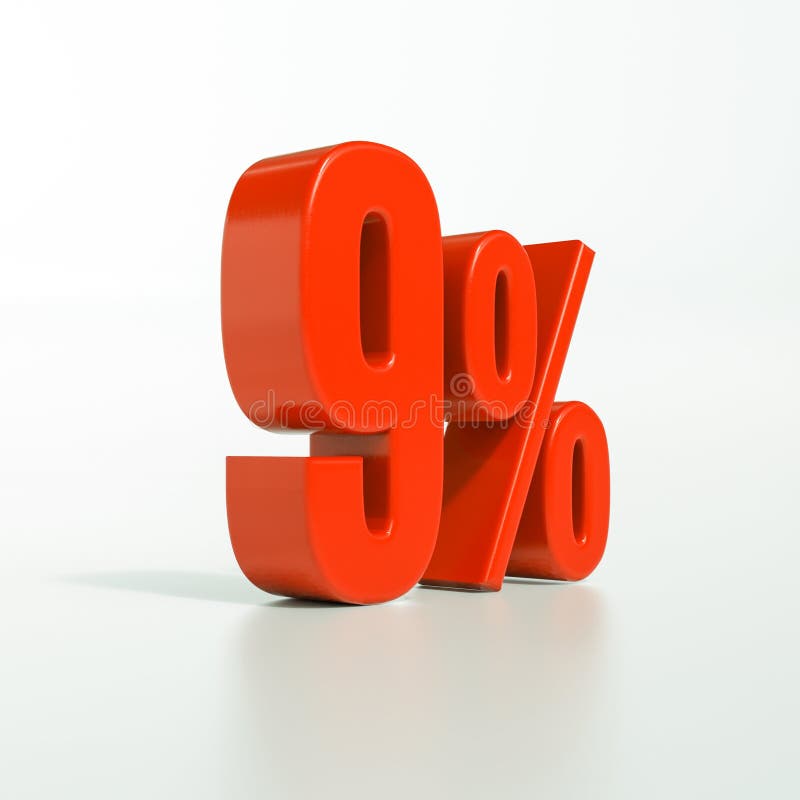 Segno Di Percentuale, 4 Per Cento Immagine Stock - Immagine di renda ...