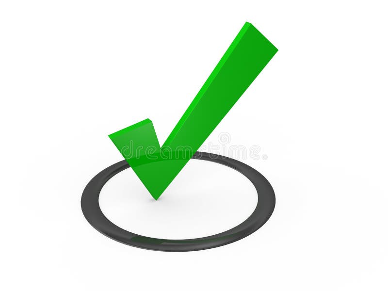 Di E Segno Simbolo Spunta Verdi Illustrazioni, Vettoriali E Clipart ...