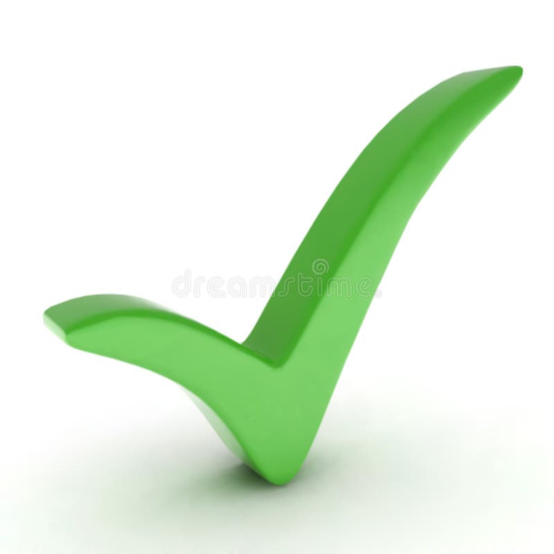 Segno Di Spunta Verde Illustrazioni, Vettoriali E Clipart Stock ...