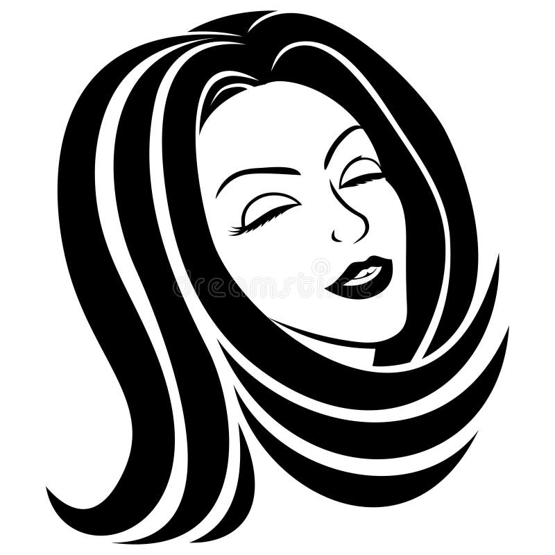 Segno di vettore. Donna. immagine stock. Immagine di bello - 34918579