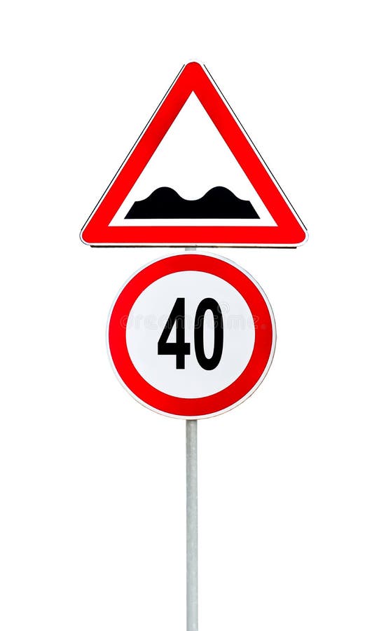 Segnale Stradale Rotondo Limite Di Velocità 30 Isolato Su Bianco ...