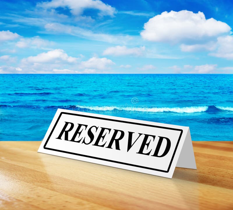 Riservato Firmi Dentro Il Ristorante Immagine Stock - Immagine di ...