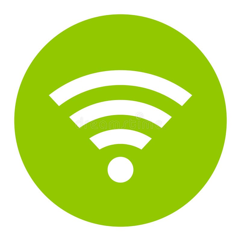 Vettore Dell'icona Della Rete Wireless Isolato Su Fondo Bianco, Wirel ...