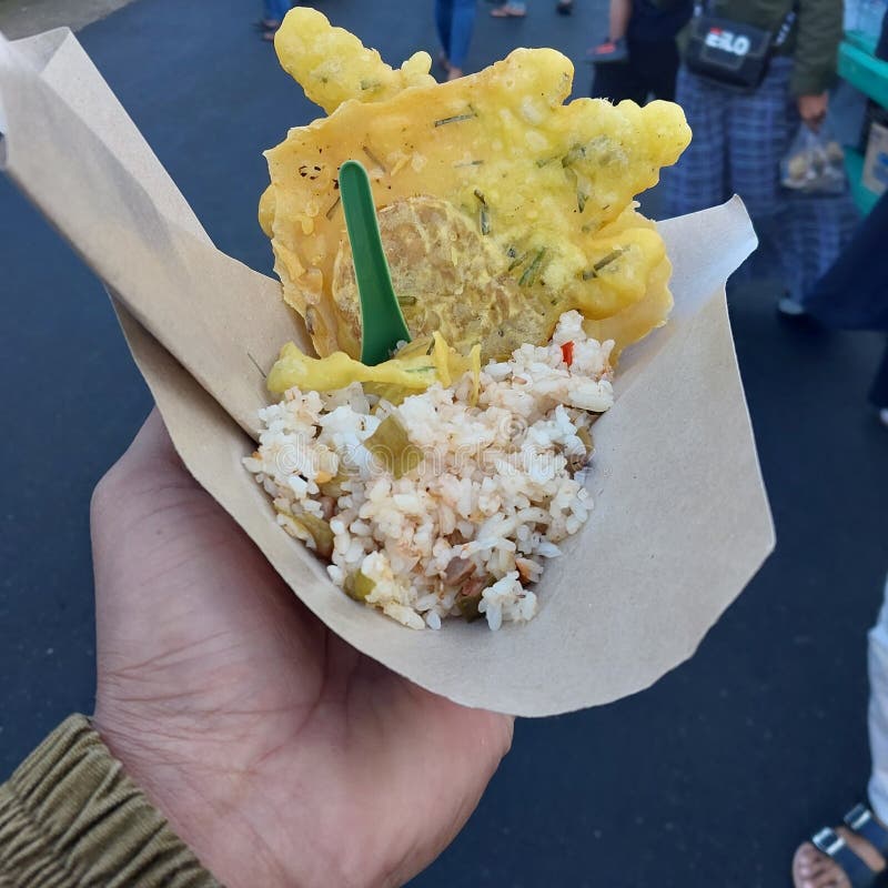 Sego Megono Typical Indonesian Food Nice Stock Image - Image of food ...