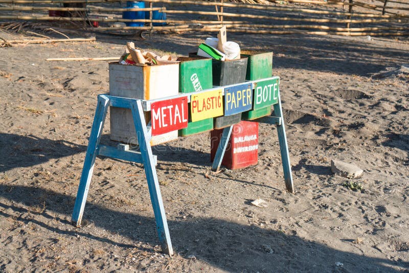 Segregation of garbage stock photo. Image of home, recycling - 151926288