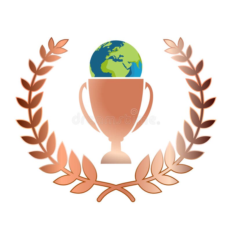 Segundo lugar. ilustración del vector. Ilustración de lugar - 200939020