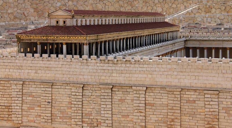Segundo Templo. Jerusalén Antigua Imagen de archivo - Imagen de segundo ...