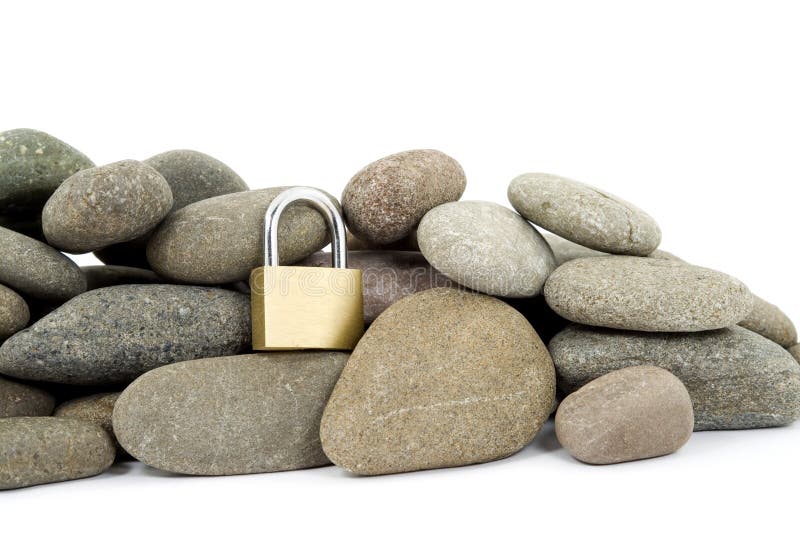 Seguridad Dura Como Una Roca Foto de archivo - Imagen de pila, seguro ...