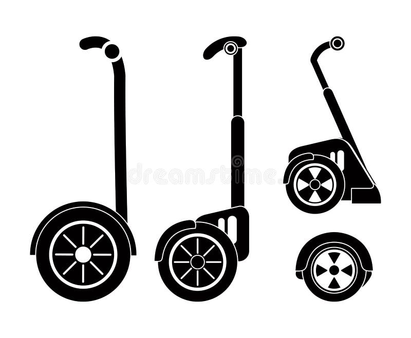 Segway design illustration stock vector. Illustration of black - 65725465