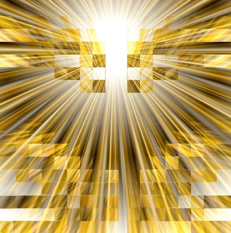 Sehen Sie die Leuchte stock abbildung. Illustration von gold - 4420994