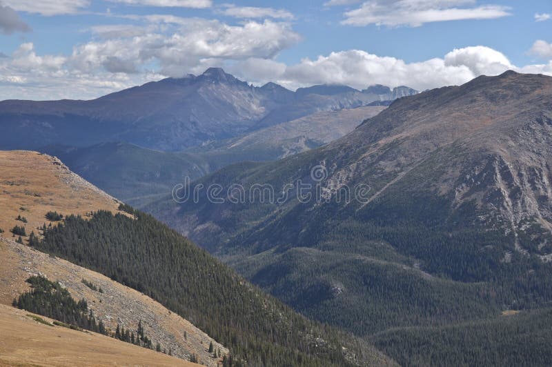 Sehnt Sich Spitze Von Der Spur Ridge Road Stockfoto - Bild von berg ...