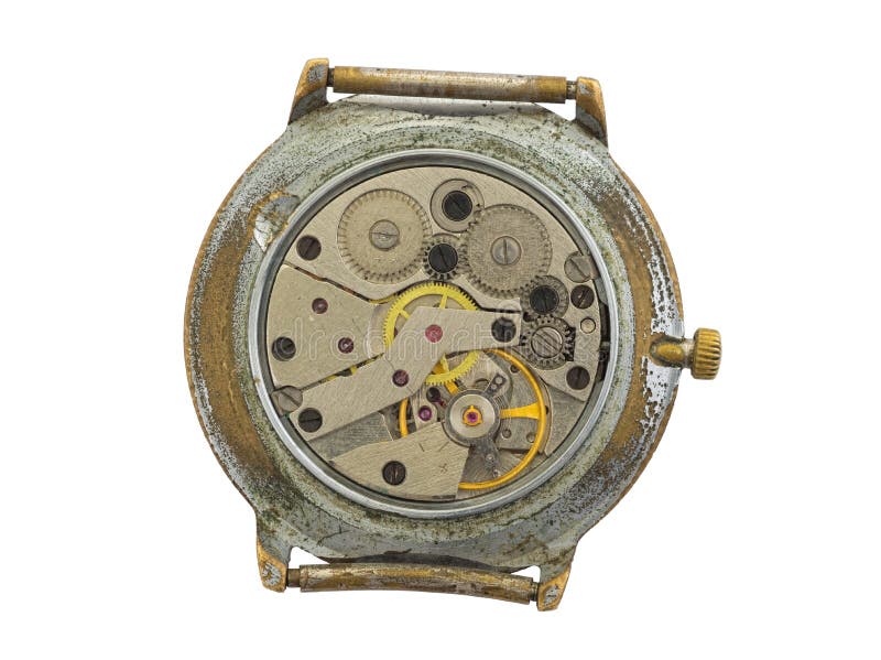 Sehr Alte Uhr Auf Der Postkarte Und Dem Foto Stockfoto - Bild von leute ...