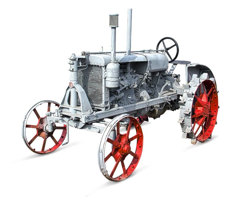 Sehr alter Traktor stockfoto. Bild von maschine, antike - 25888986