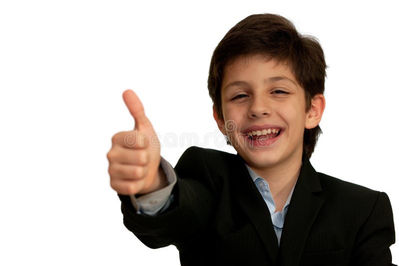 Intelligenter Junge stockfoto. Bild von überzeugt, stattlich - 12373654