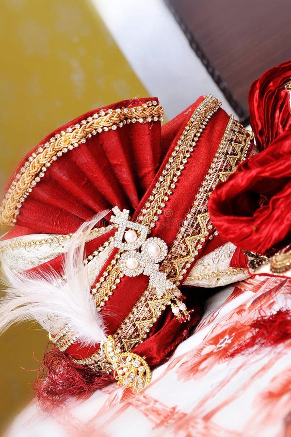 Sehra for Groom in Traditional Indian Wedding Ceremony Stock Image ...