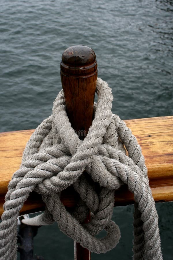 Seil stockbild. Bild von gesichert, knoten, boot, yacht - 1059807