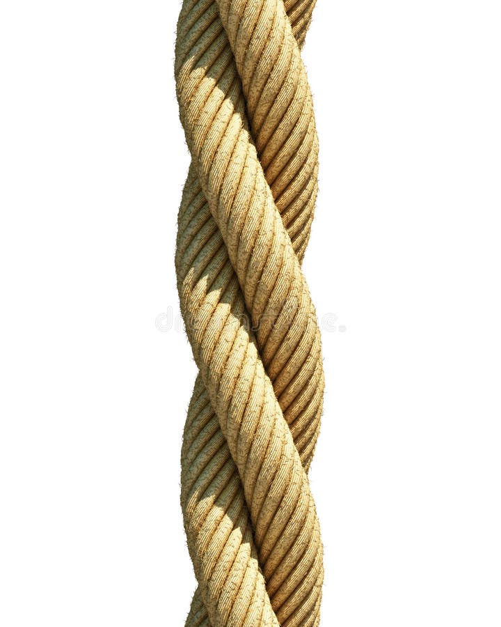 Seil stockbild. Bild von schnitt, getrennt, spirale, einzeln - 26927481