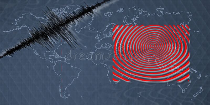 Seismic Activity Earthquake Colorado Map Stock Illustration ...
