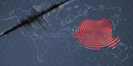 Seismic Activity Earthquake Romania Map Stock Illustration ...