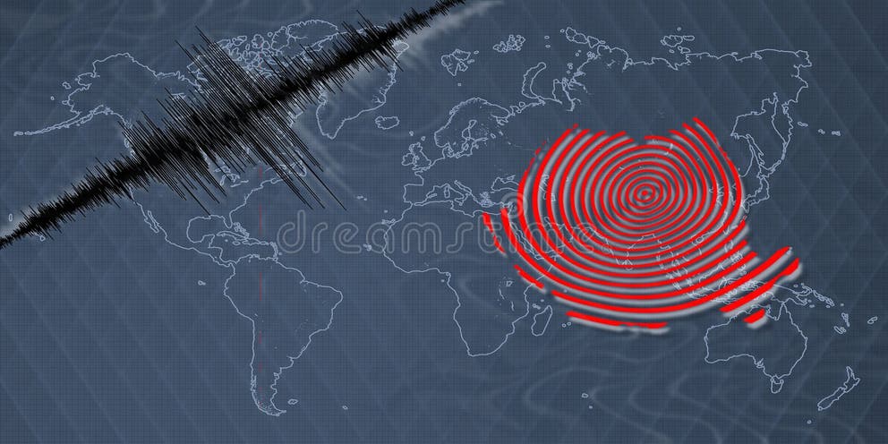 Seismic Activity Earthquake Romania Map Stock Illustration ...