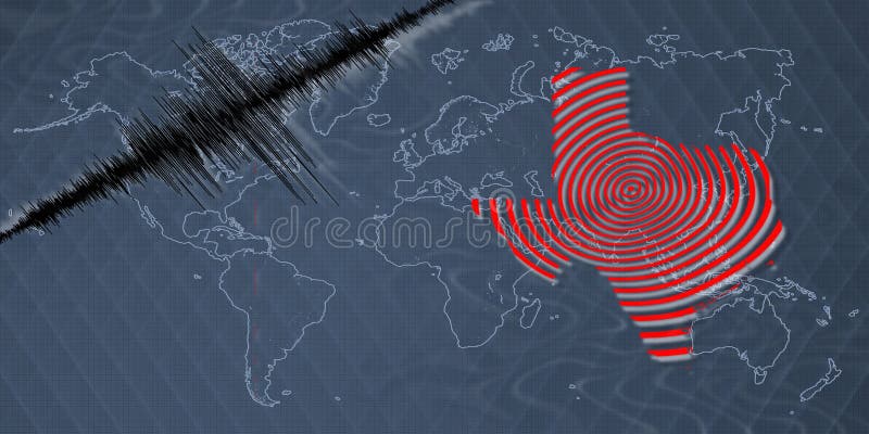Seismic Activity Earthquake Texas Map Stock Illustration - Illustration ...
