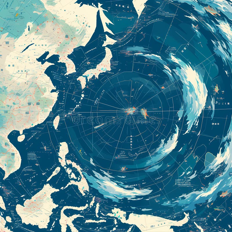 Seismic Activity Map stock illustration. Illustration of emergency ...