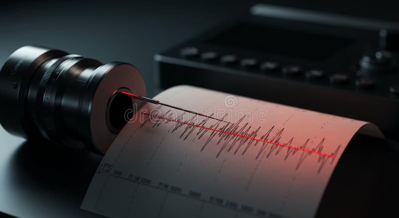 Seismic Data Recording: High-Tech Seismograph & Canon Lens Capture ...