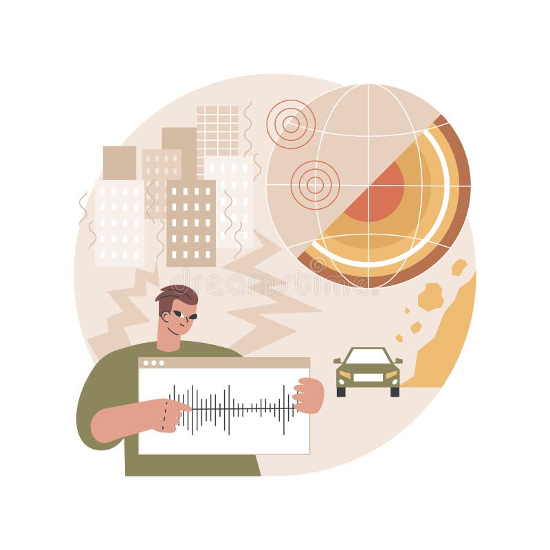 Seismology Abstract Concept Vector Illustration. Stock Vector ...