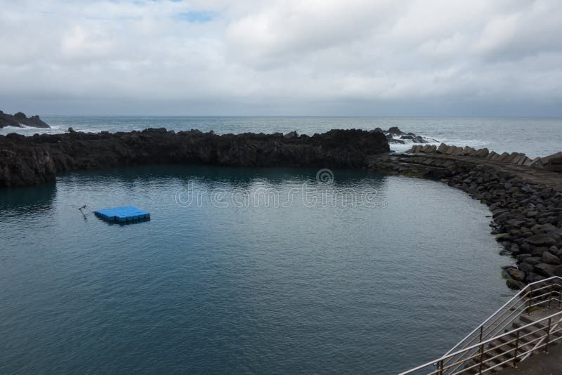 Seixal Natural Pool In Madeira, Portugal Stock Image - Image of ...
