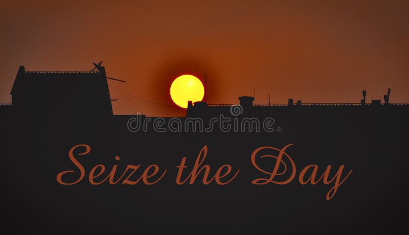 Seize the day. stock illustration. Illustration of communication - 23639214