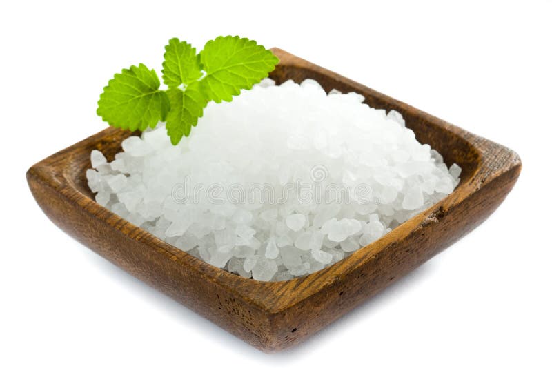 Sel de mer image stock. Image du cuvette, sain, détente - 19797207