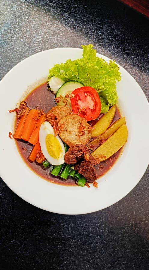 Selad Solo Traditional Cuisine from Solo, Indonesia Stock Image - Image ...