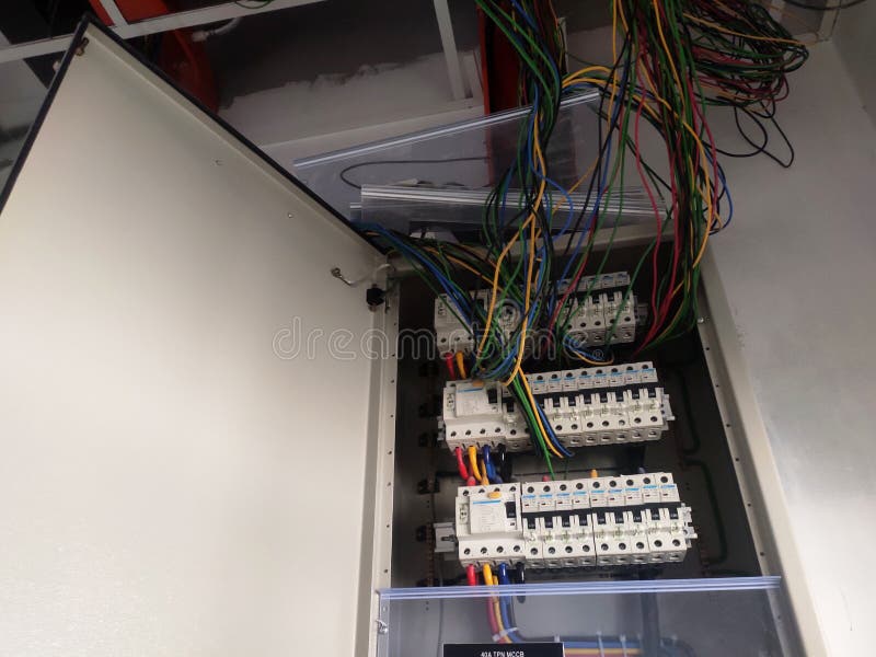 Electrical Distribution Board and it`s Component in the Installation ...