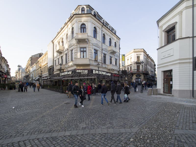 Selari street, Bucharest editorial image. Image of ambient - 88563860