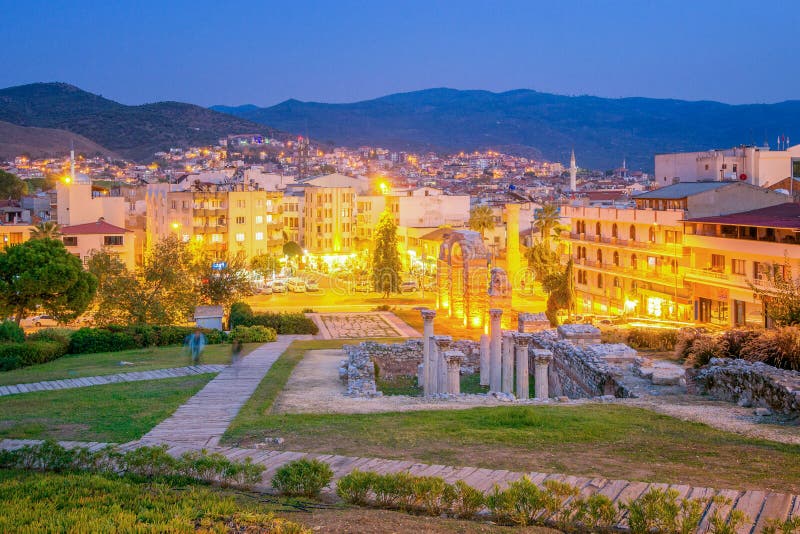 Selcuk at Night, Turkey editorial image. Image of ancient - 128572580