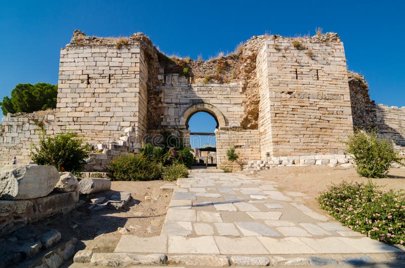 Selcuk, Turkey stock image. Image of church, ecumenical - 51702765