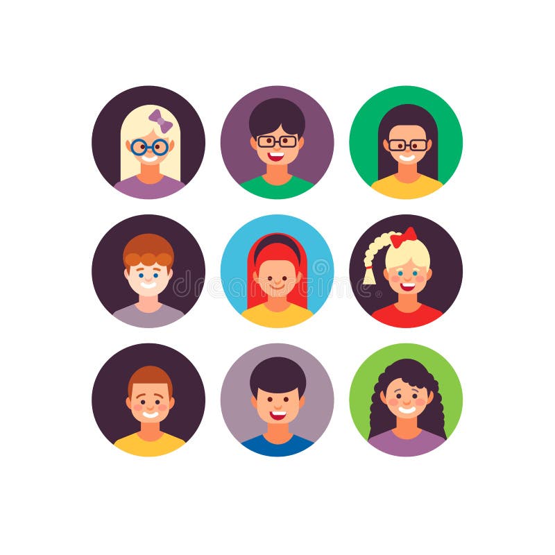 Kids Profile Stock Illustrations – 2,213 Kids Profile Stock ...