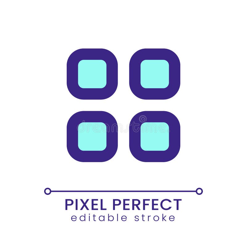 Select All Items Pixel Perfect Flat Gradient Color Ui Icon Stock Vector - Illustration of scan ...