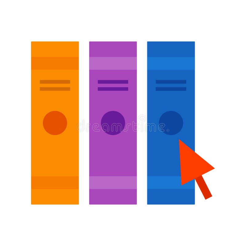 Select Book stock vector. Illustration of mouse, book - 79577228