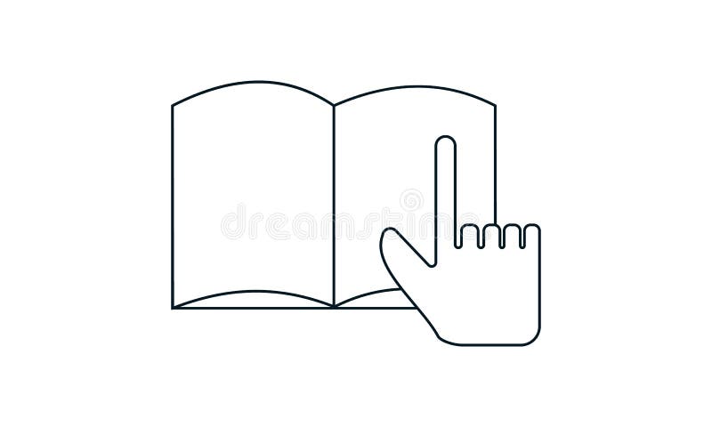 Select Book Icon. Vector Illustration. Flat Pictogram. Library Symbol ...