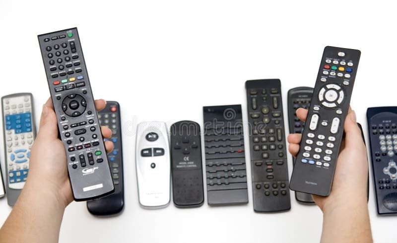 Remote Controls stock image. Image of detail, digital, black - 95235