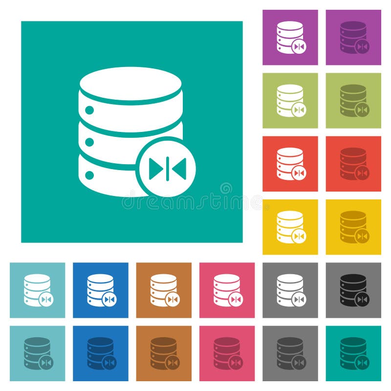 Select Database Table Column Square Flat Multi Colored Icons Stock ... Select Database Table Column Square Flat Multi Colored Icons Stock ...