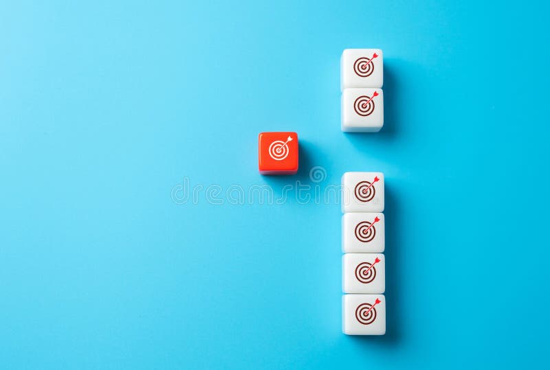 Select the First Target. Climb To Success. Get To the Top Stock Photo ...