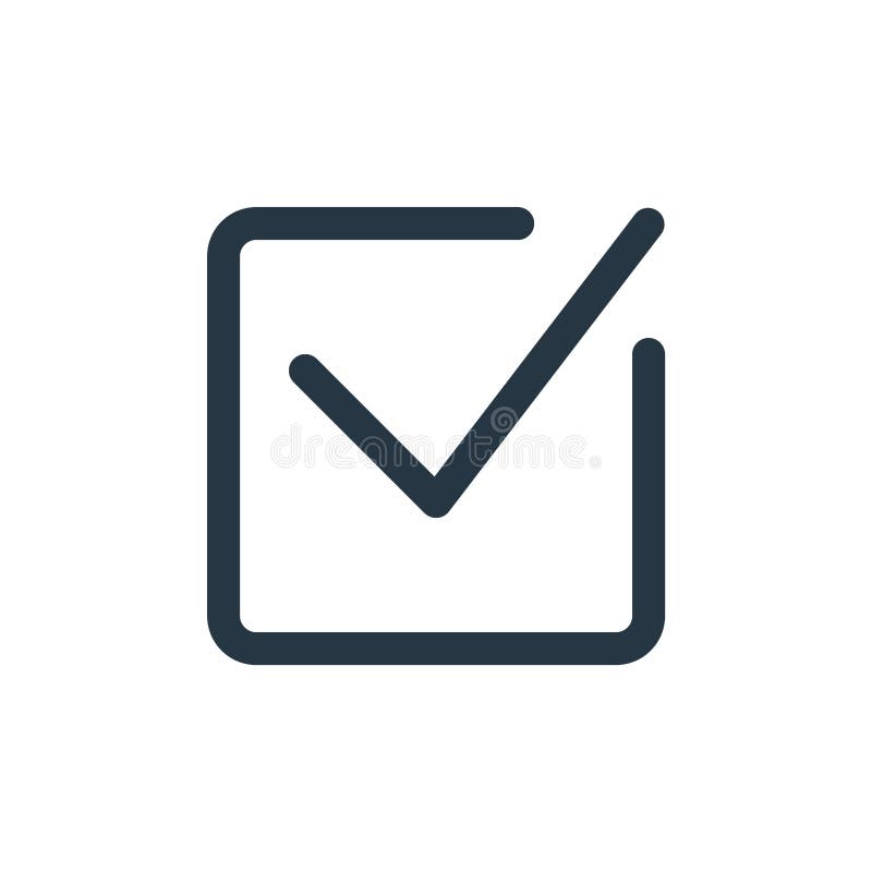 Select Icon Vector from Email Ui Concept. Thin Line Illustration of ...