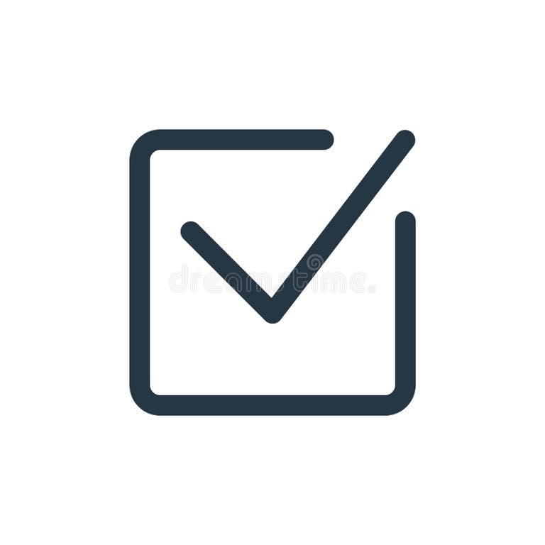 Select Icon Vector from Email Ui Concept. Thin Line Illustration of ...